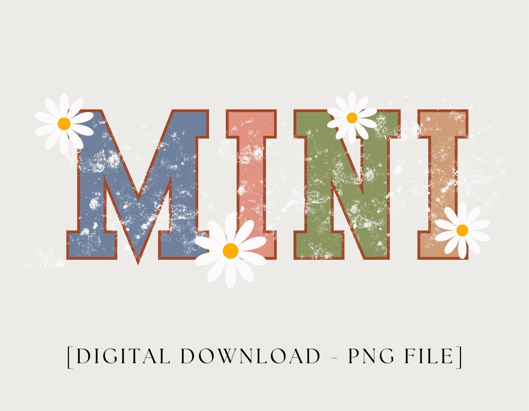 MINI Png, Spring Png, Flowers Png, Spring Colors Png, Digital Download ...