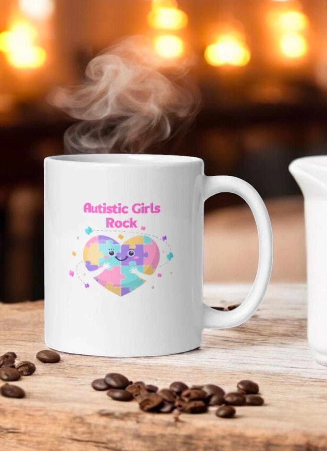 Autistic Girls Rock- Pink Heart - Etsy