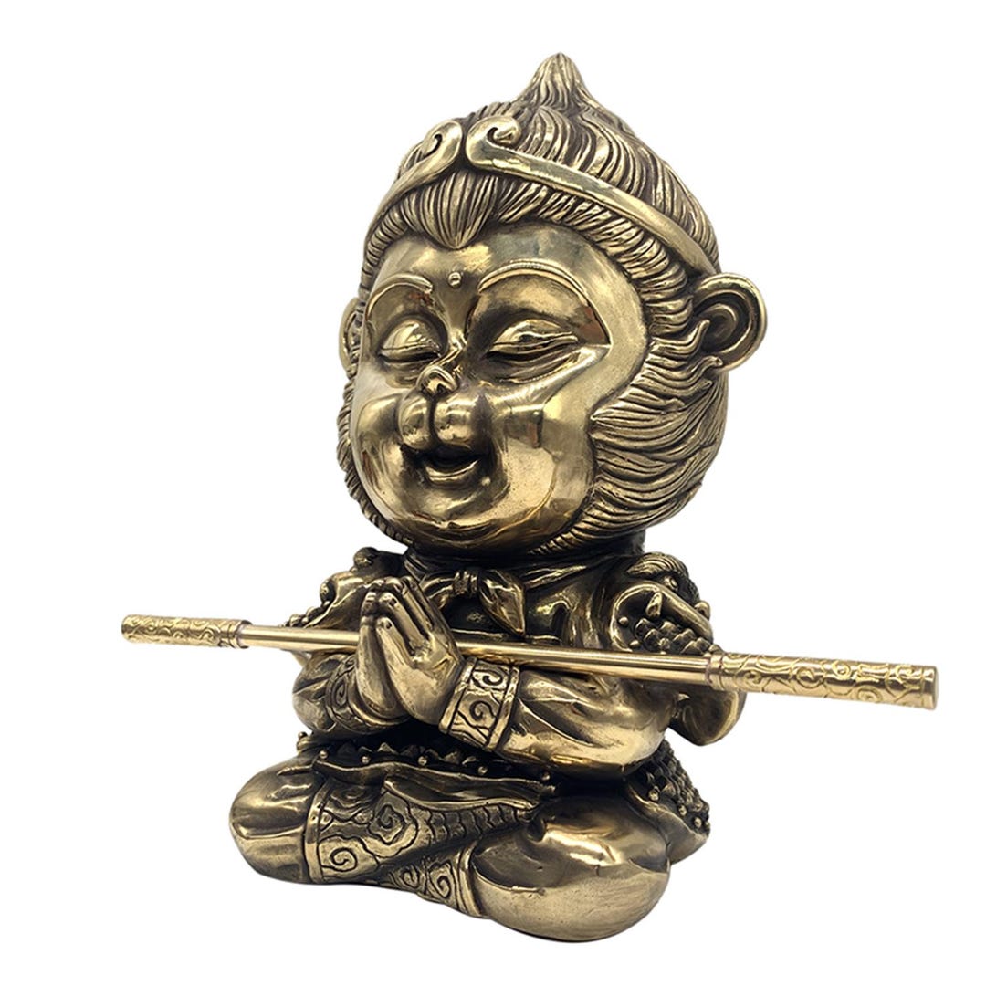 Wukong Brass Sculpture Monkey King Statue House&office Decoration ...
