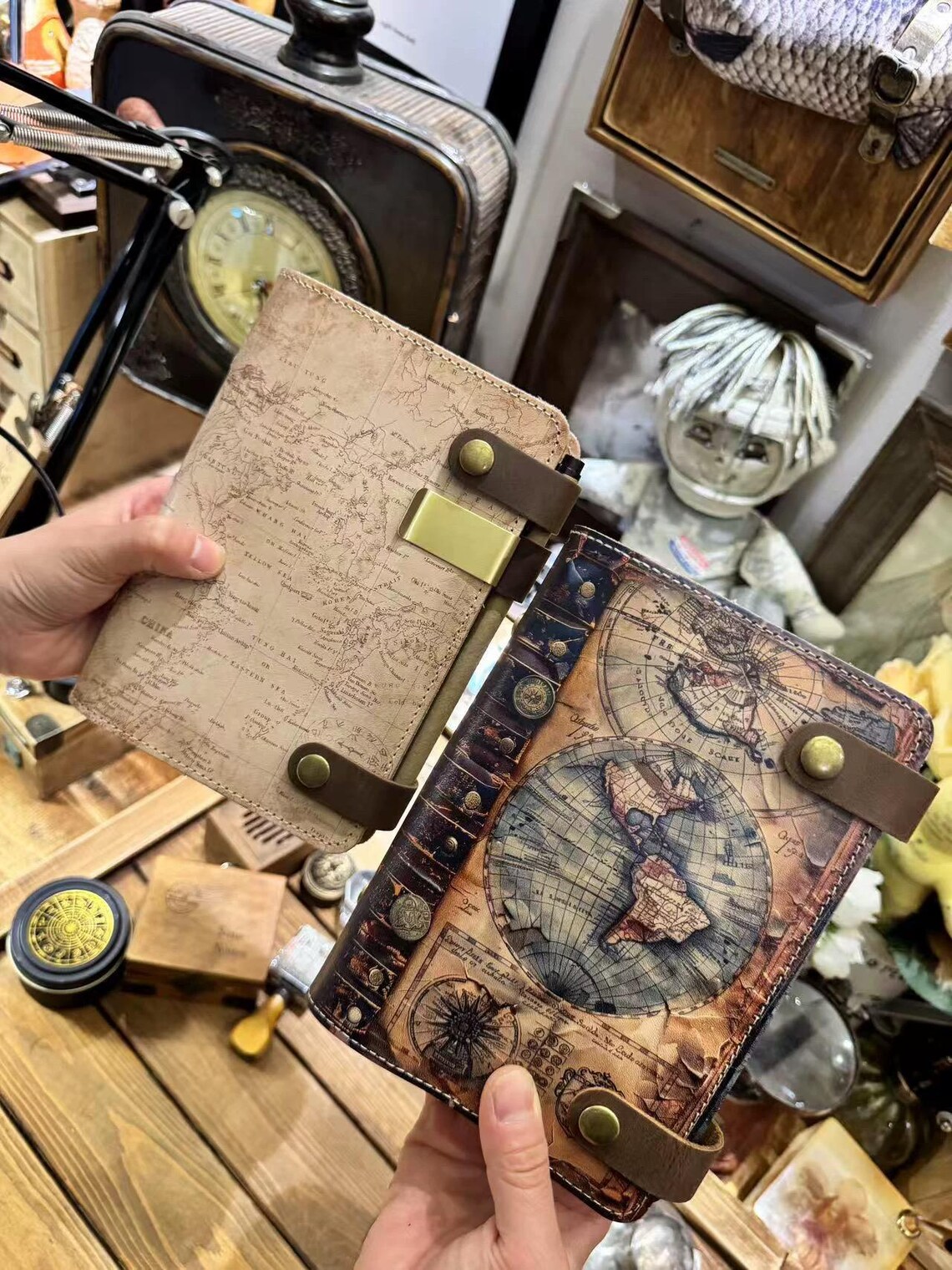Navigation Map Leather Notebook Medieval Europe Logbook A6 Journal - Etsy