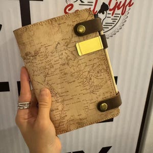 Navigation Map Leather Notebook Medieval Europe Logbook A6 Journal - Etsy
