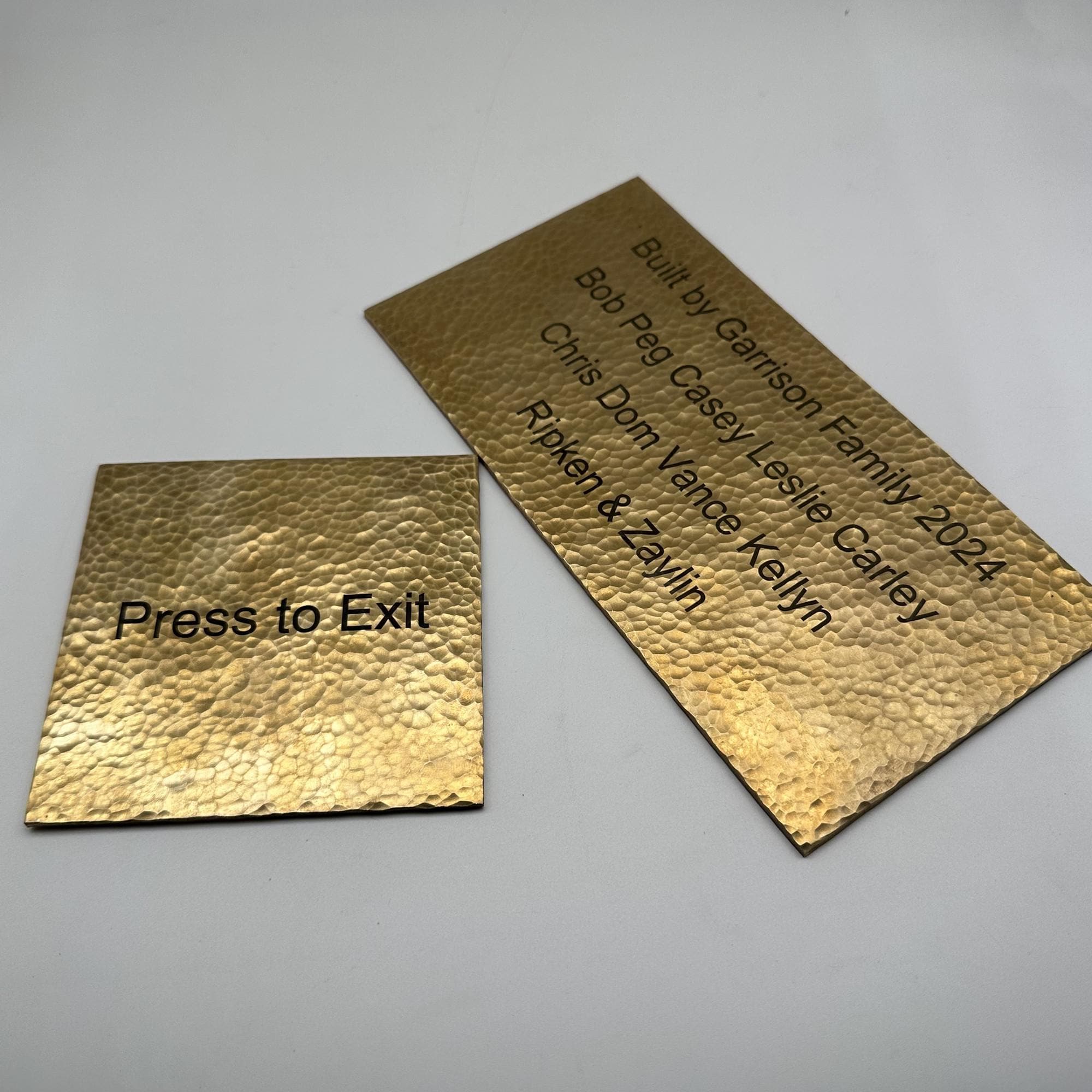 Custom Hand Hammered Brass Nameplate,cafe Bar Hostel Signs,hand Carved ...