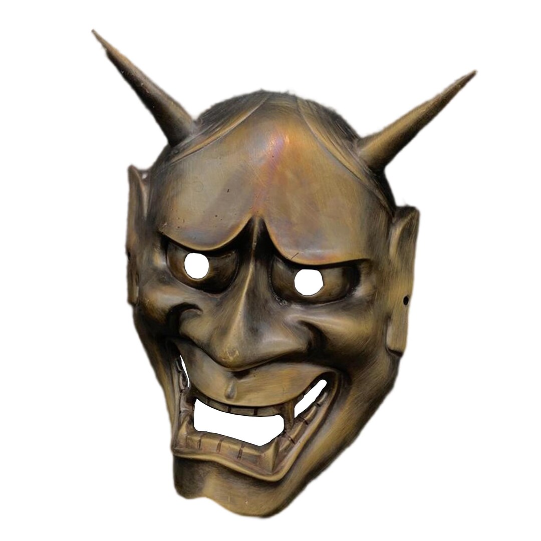 Brass Satan Mask Statue Wall Decor 3D Sculpture Wall Decoration ...