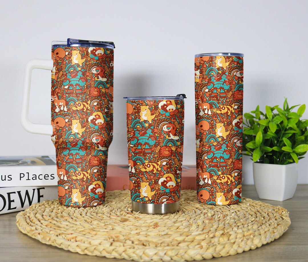 Cubone and Trapinch Stainless Steel Tumbler, 40oz 30oz 20oz Insulated ...