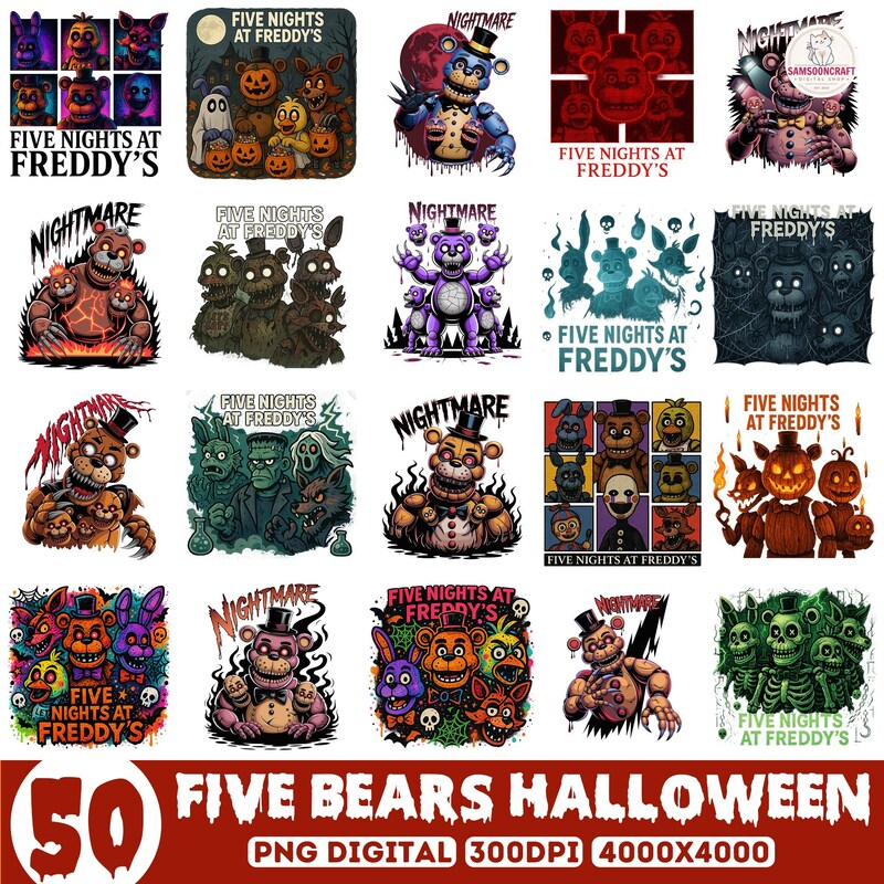 No Bear Five Nights Freddy - Etsy