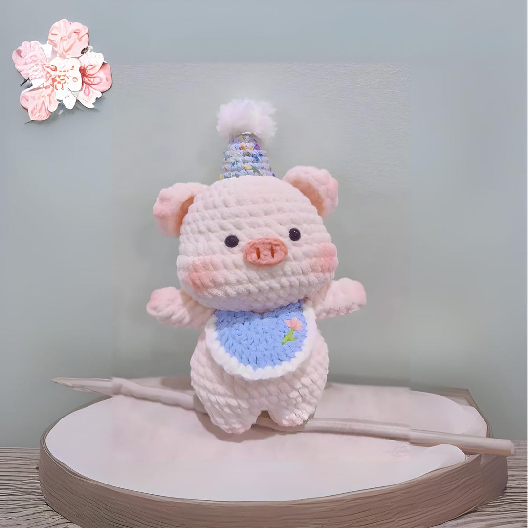 Piggy Crochet Pattern, DIY Crochet, Simple Crochet, Handmade Crochet ...