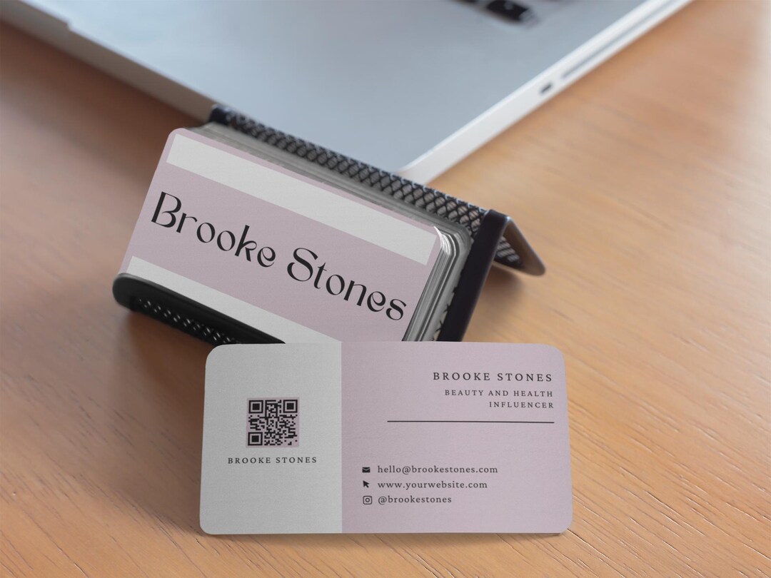 CUSTOM Digital Business Card Personalized Digital Contact Card Editable ...