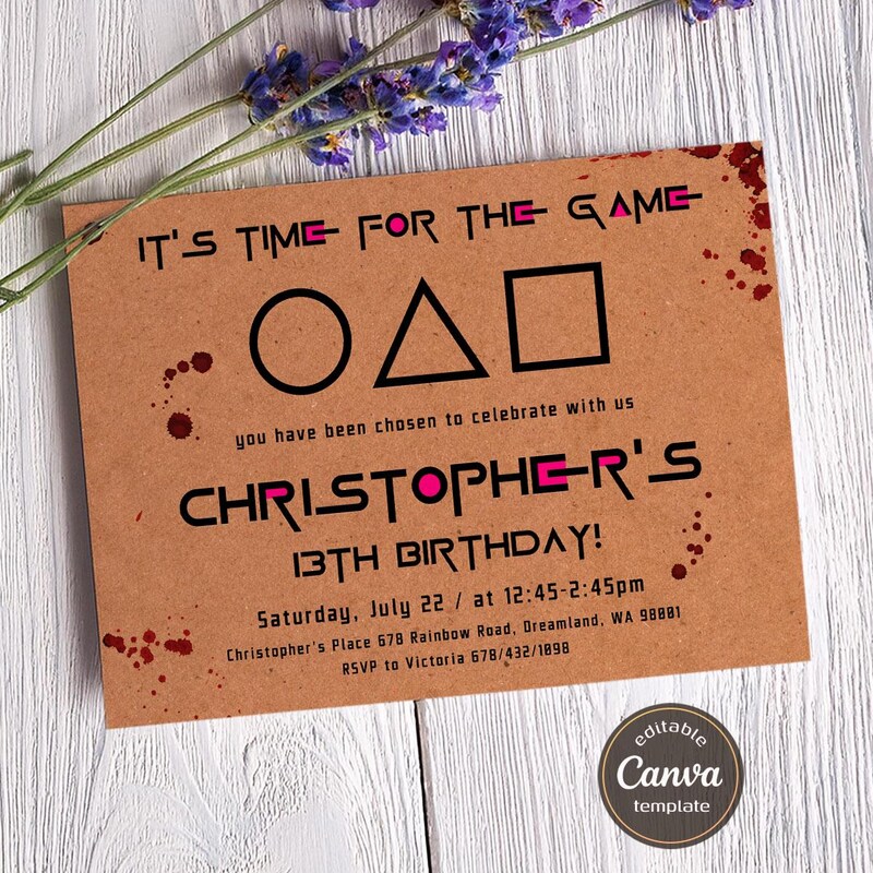 Squidgames Cards - Etsy