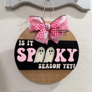 Spooky Halloween Door Sign - Etsy