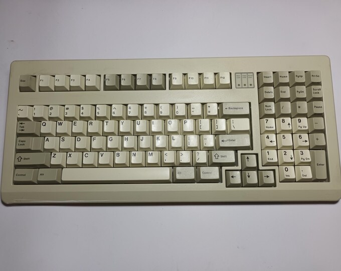 Mechanical Computer Keyboard Vintage Cherry My-1800 PS/2 IBM Compaq ...