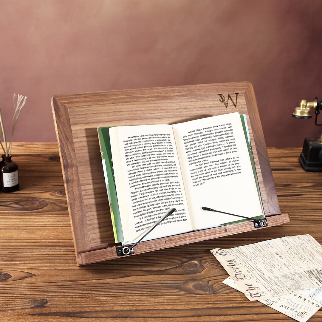 Birthday Gift Custom Book Stand, Laptop Tray, Personalized Stand ...