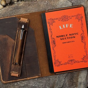 Personalized Real Genuine Leather Cover Case Sleeve for Life Noble Note ...