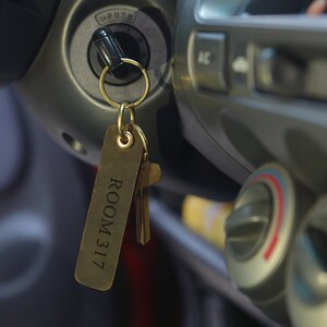 Personalized Brown Mens Leather Keychain , Men Custom Car Key Fob ...