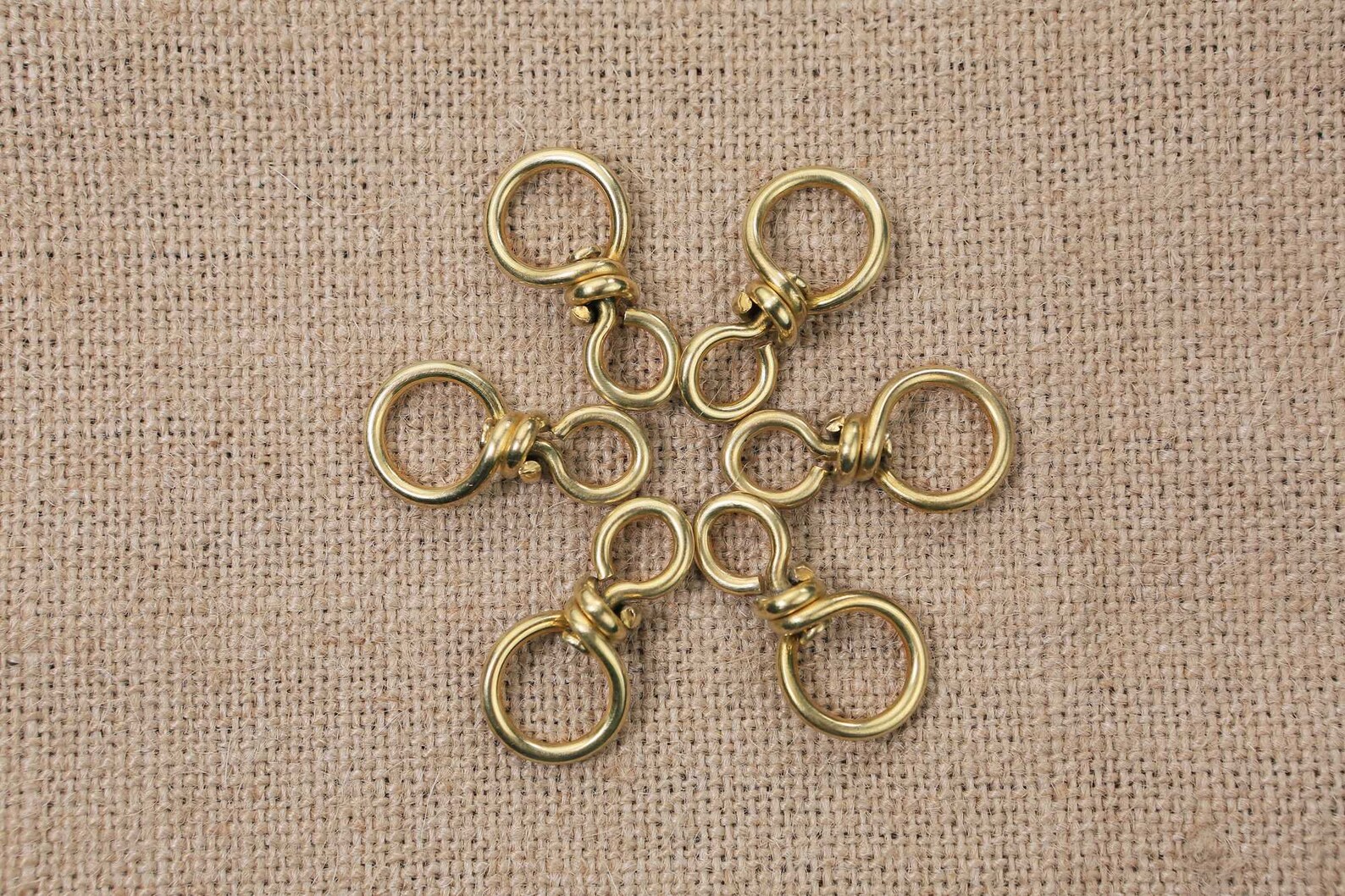 1 PCS Heavy Duty Solid Brass Swivel Connector Loop Hook for - Etsy