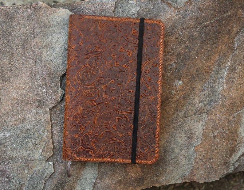 Women Flower Embossing Real Genuine Leather Cover Case for | Etsy