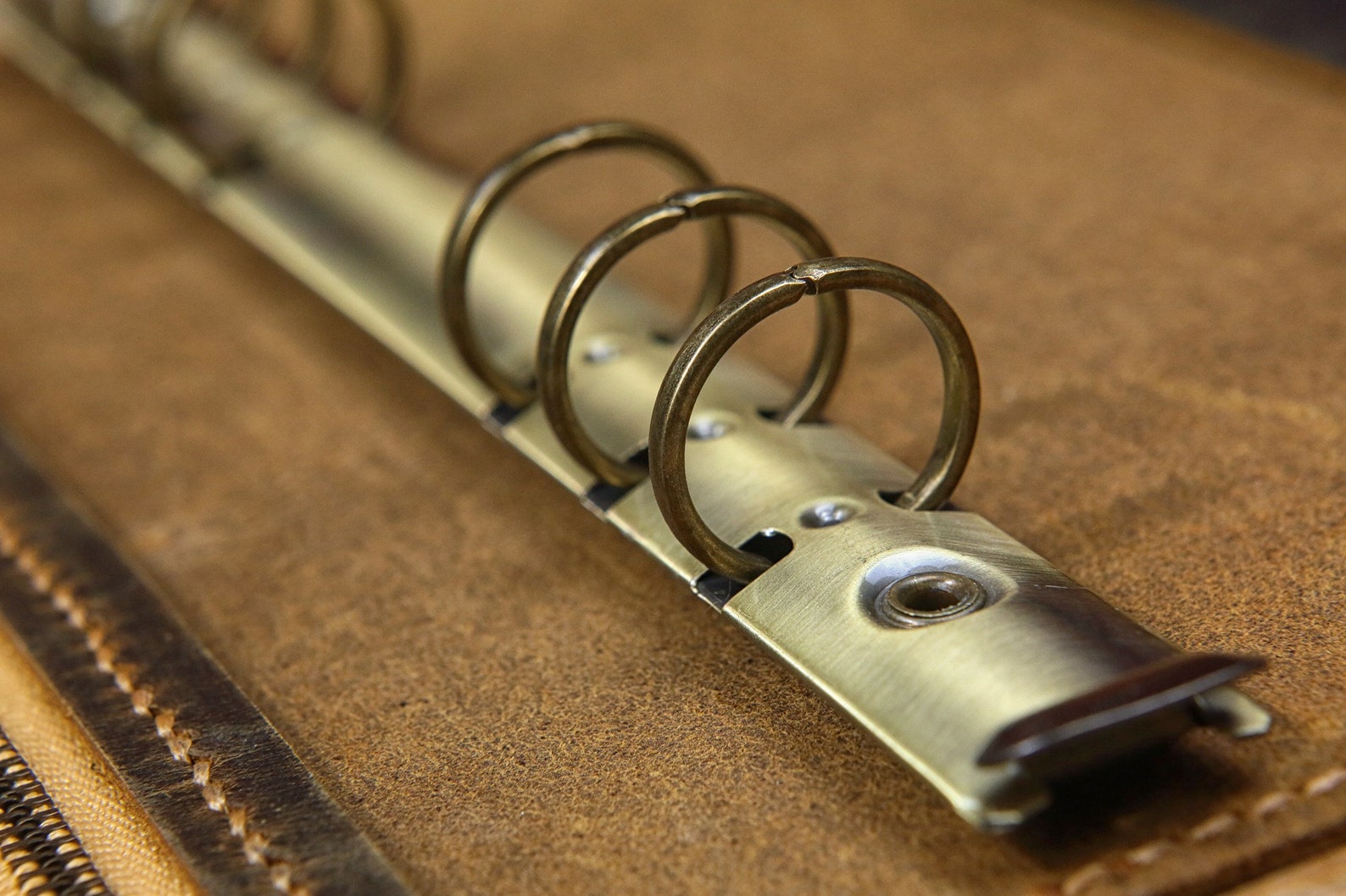 Vintage Custom Leather Cover for Filofax Organiser Organizer A5 Size ...