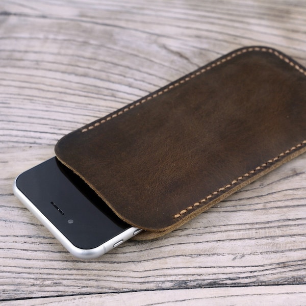 iPhone Leather Case - Etsy