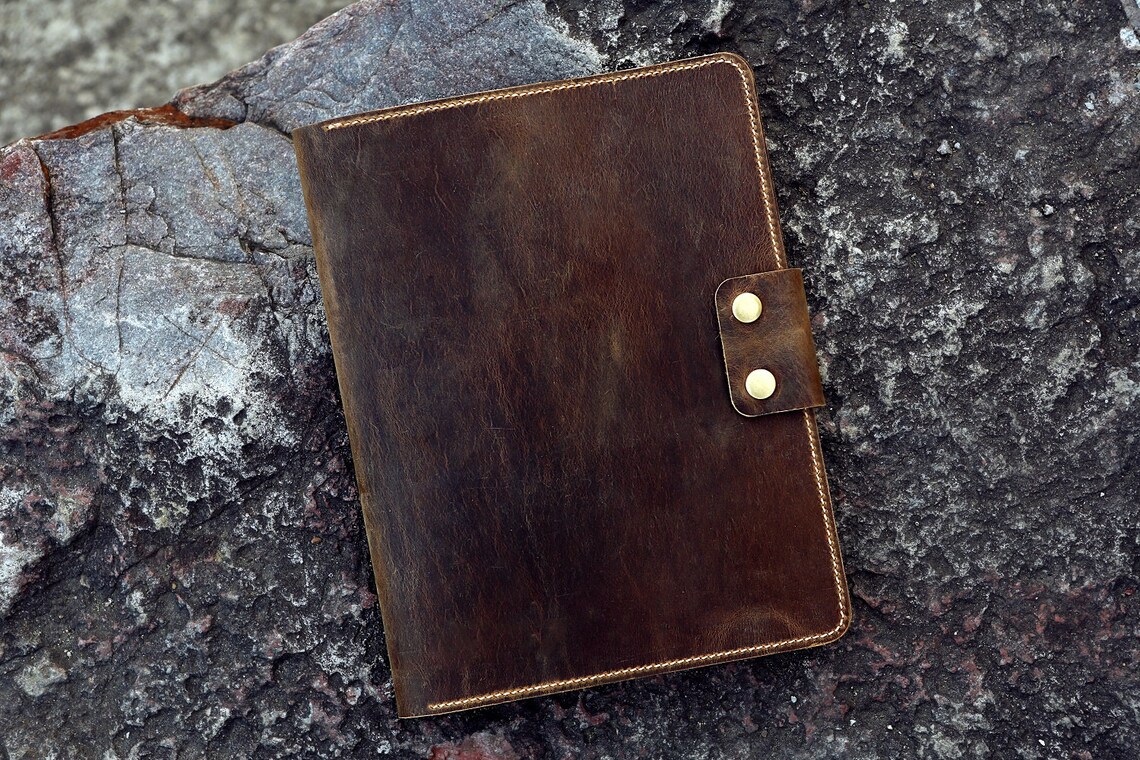 Personalized Leather Cover Folio Folder for Rocketbook - Etsy
