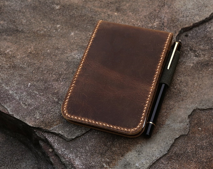 Portage Reporter Notebook Leather Cover for Lefties Too - Etsy