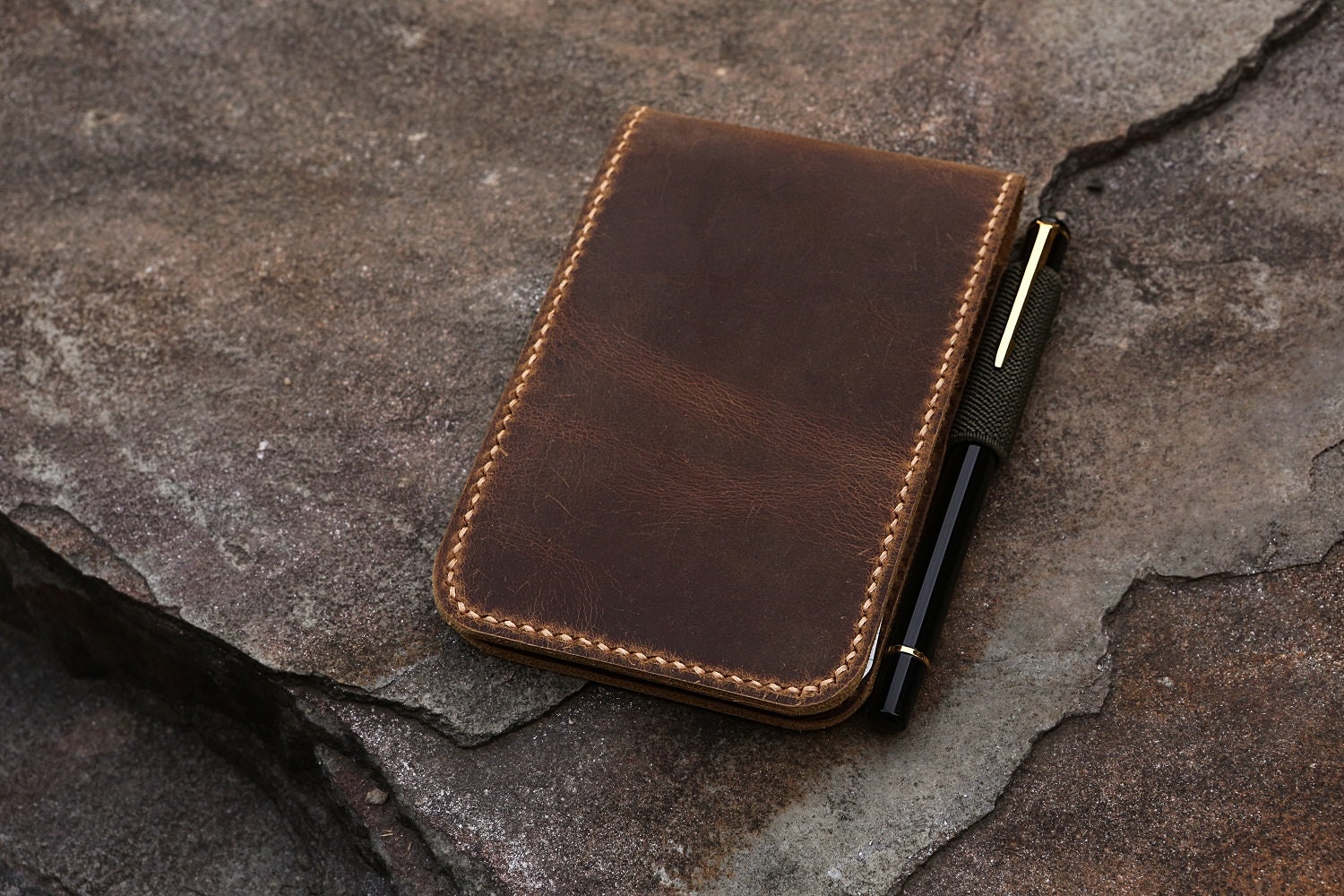Personalized Real Genuine Leather Notepad Cover for Rite in | Etsy