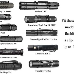 Personalized Full Grain Leather Flashlight Holster , Distressed Leather ...