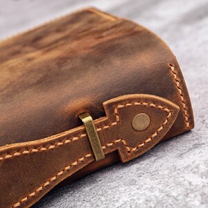 Engraved Leather KJV Holy Bible Cover With Handle, Personalized Bible ...