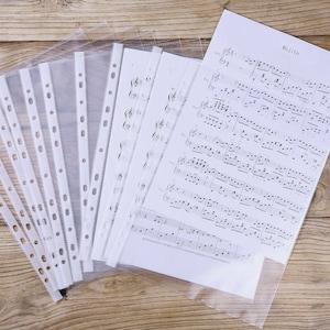 Personalized Vintage Leather Sheet Music Organizer Binder Cover , Full ...