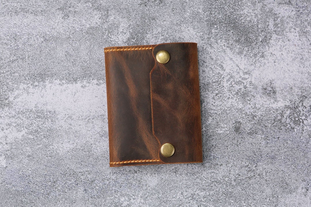 Personalized Leather Mini Composition Notebook Cover , Leather Small ...