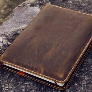 Personalized Leather Cover Case Portfolio for Leuchtturm1917 MASTER ...