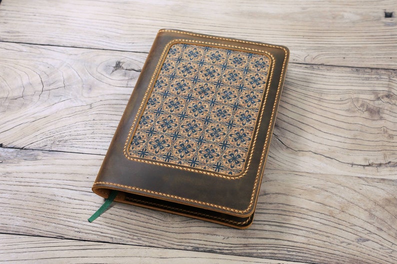 Personalized Embossed Leather Journal Notebook Cover - Etsy