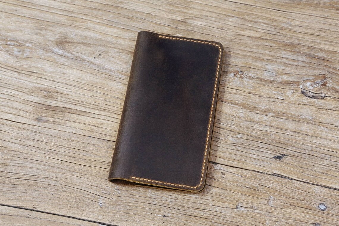 Personalized Leather Checkbook Covers With Pen Holder Custom - Etsy