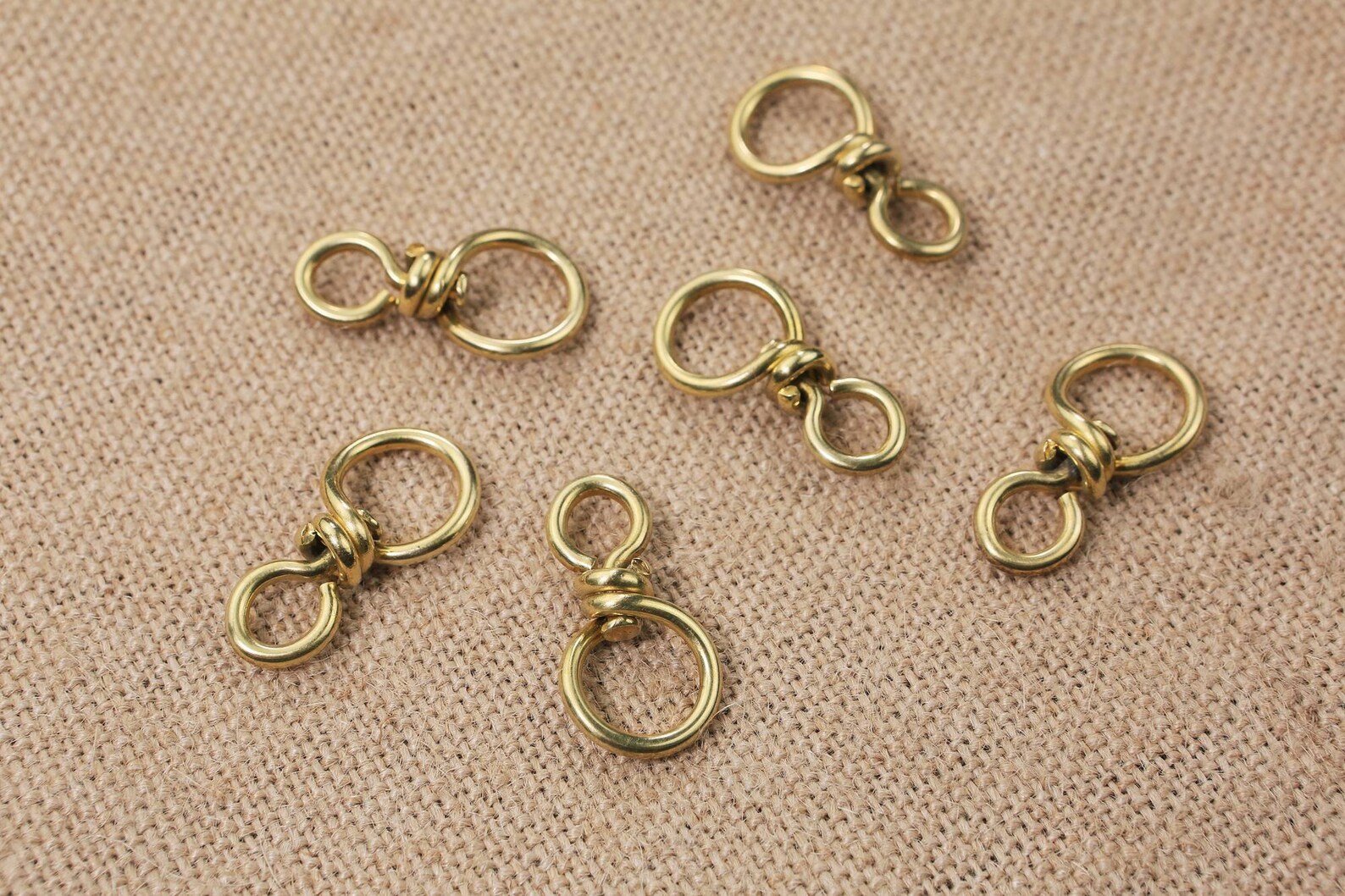 1 PCS Heavy Duty Solid Brass Swivel Connector Loop Hook for - Etsy