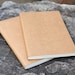 5x8 Inch Refill Kraft Cover Notebook Journal Diary / 5x8 Inserts ...