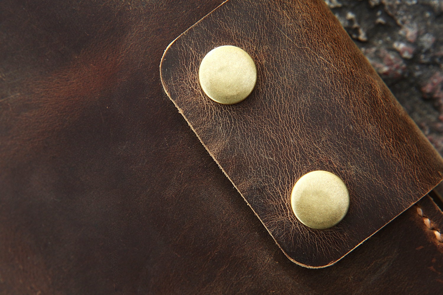 Rustic Genuine Leather Cover Portfolio Folder Organizer for Rocketbook ...