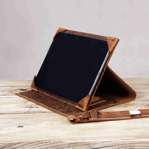 Remarkable 2 Case Organizer Personalized Brown Leather Folio Etsy