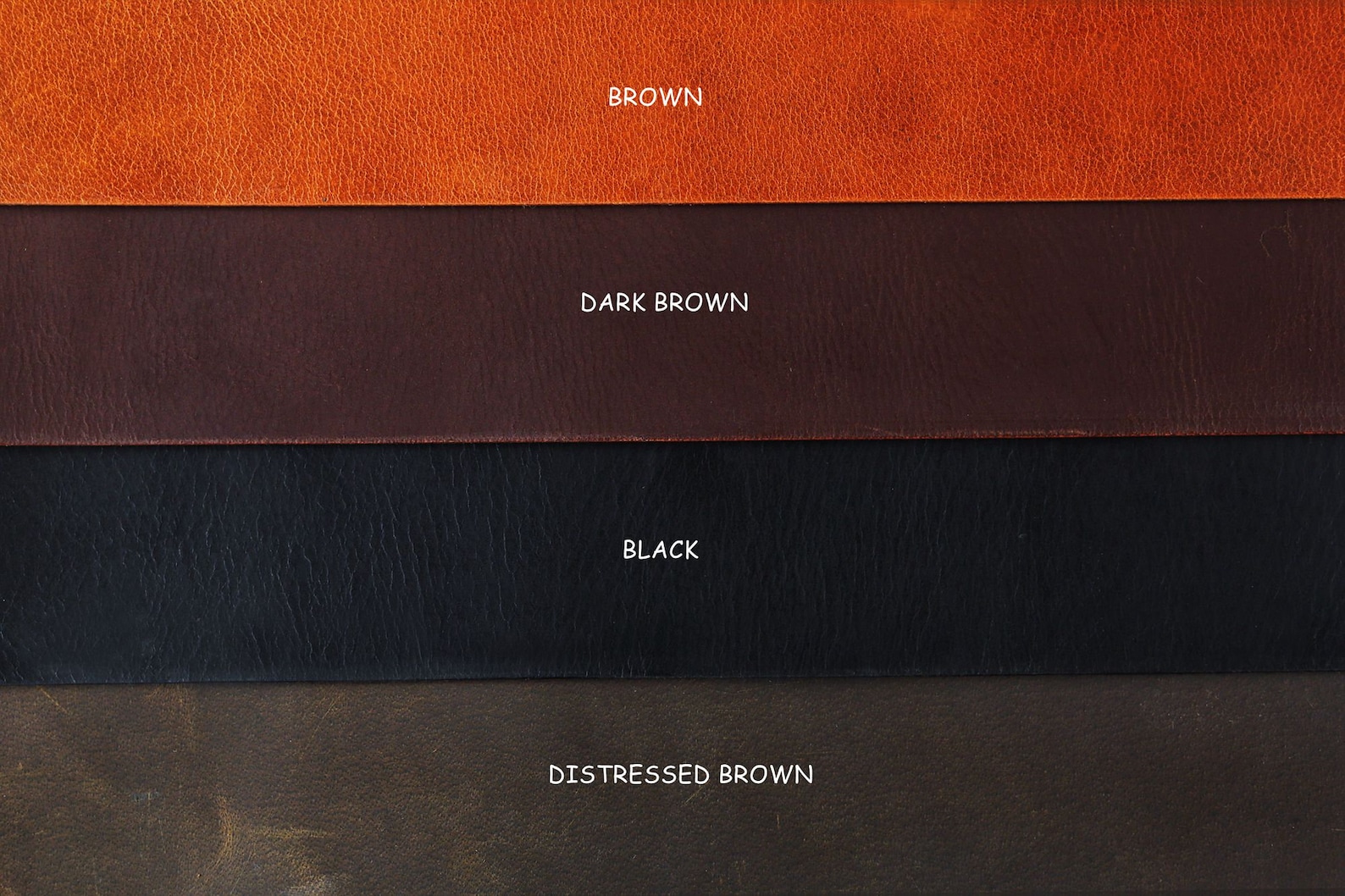 Personalized Full Grain Leather Desk Pad Blotter , Black Leather Table ...