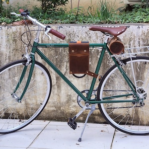 Leather Bike Lock Holder Holster , U-lock Bike Mounts , Leather D U ...