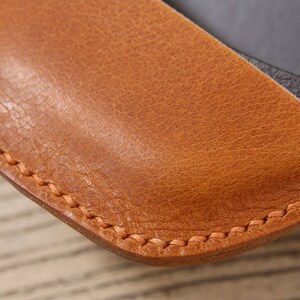 SET of 2 Brown Vegetable Tanned Leather Pot Handle Cover for Lodge Cast ...