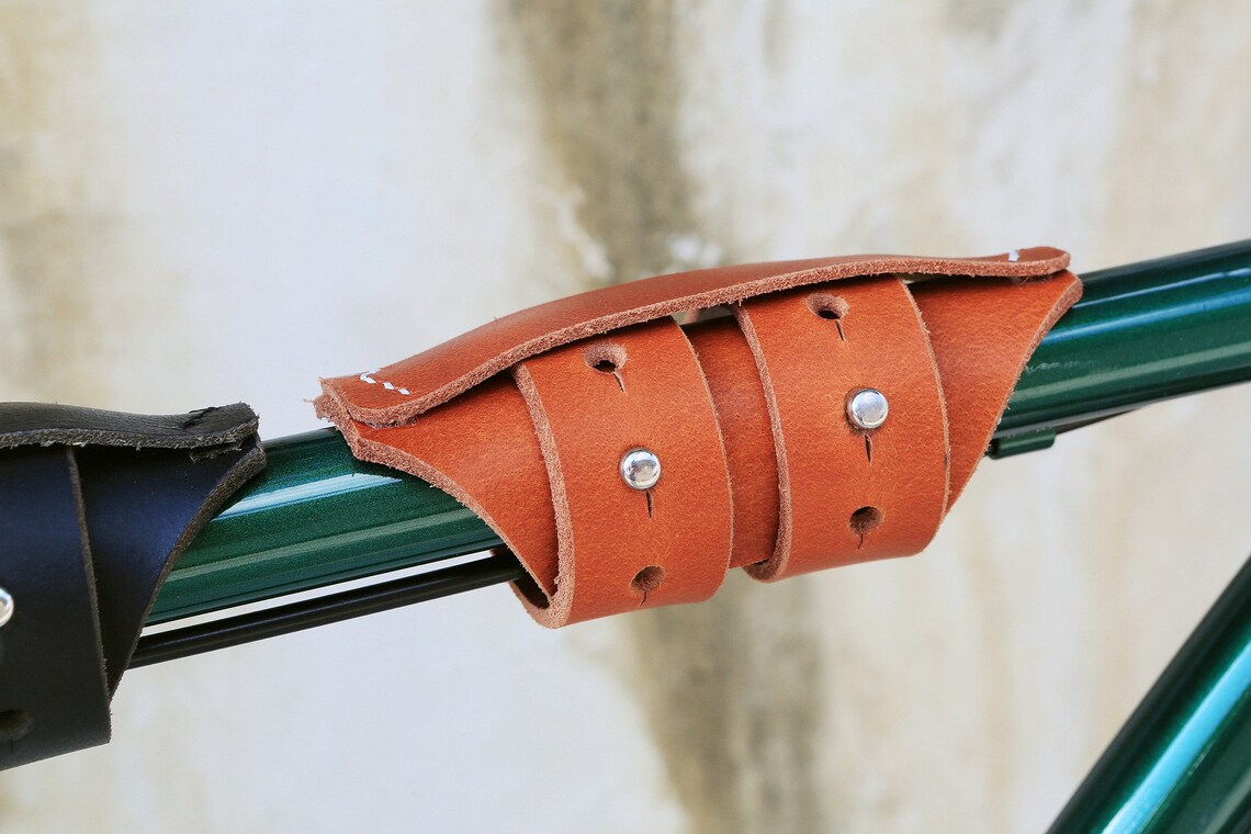 6 Pack Beer Holder for Bike Leather Bike Beer Holder - Etsy