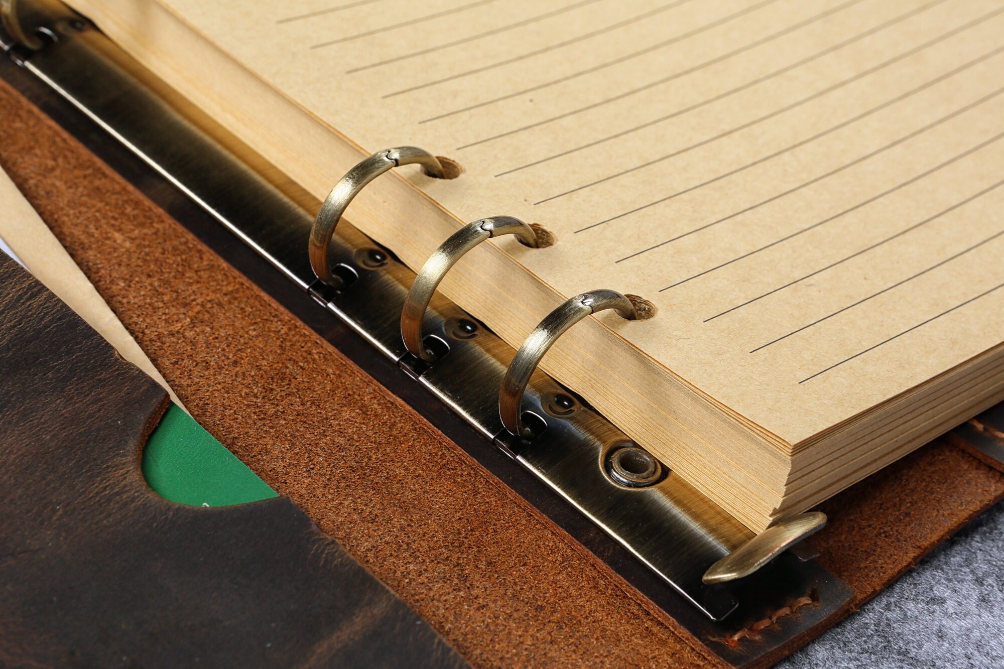 Rustic Leather Travel Diary Log , Personalized Refillable Leather ...
