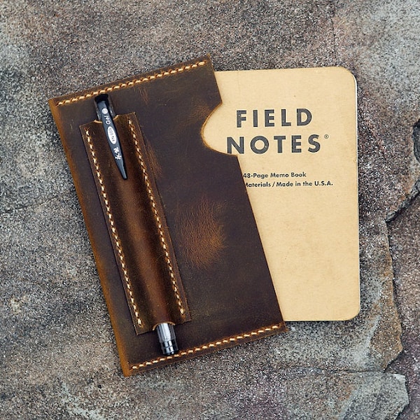 Leather Field Notes - Etsy