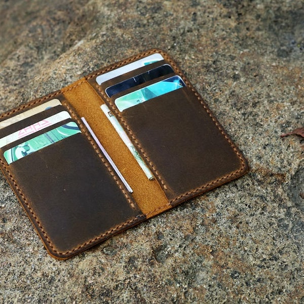 Minimal Leather Wallet - Etsy