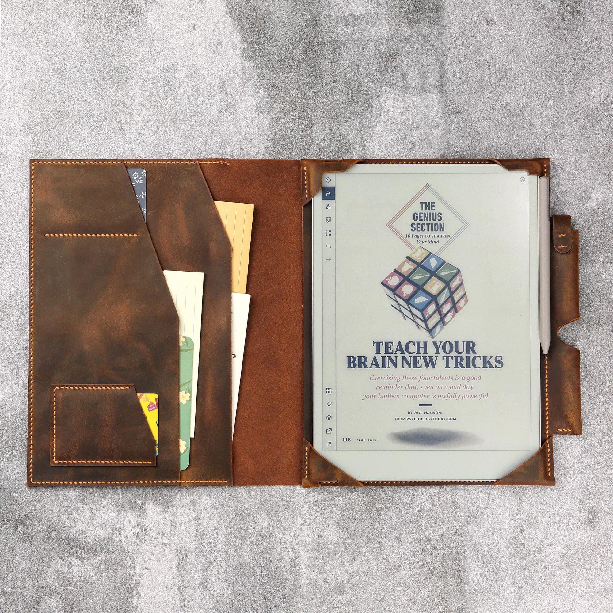 Remarkable Tablet Genuine Leather Case Compatible With Remarkable Paper ...