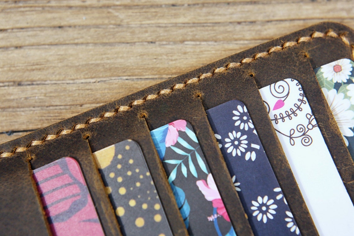 Personalized Leather Checkbook Covers With Pen Holder Custom - Etsy