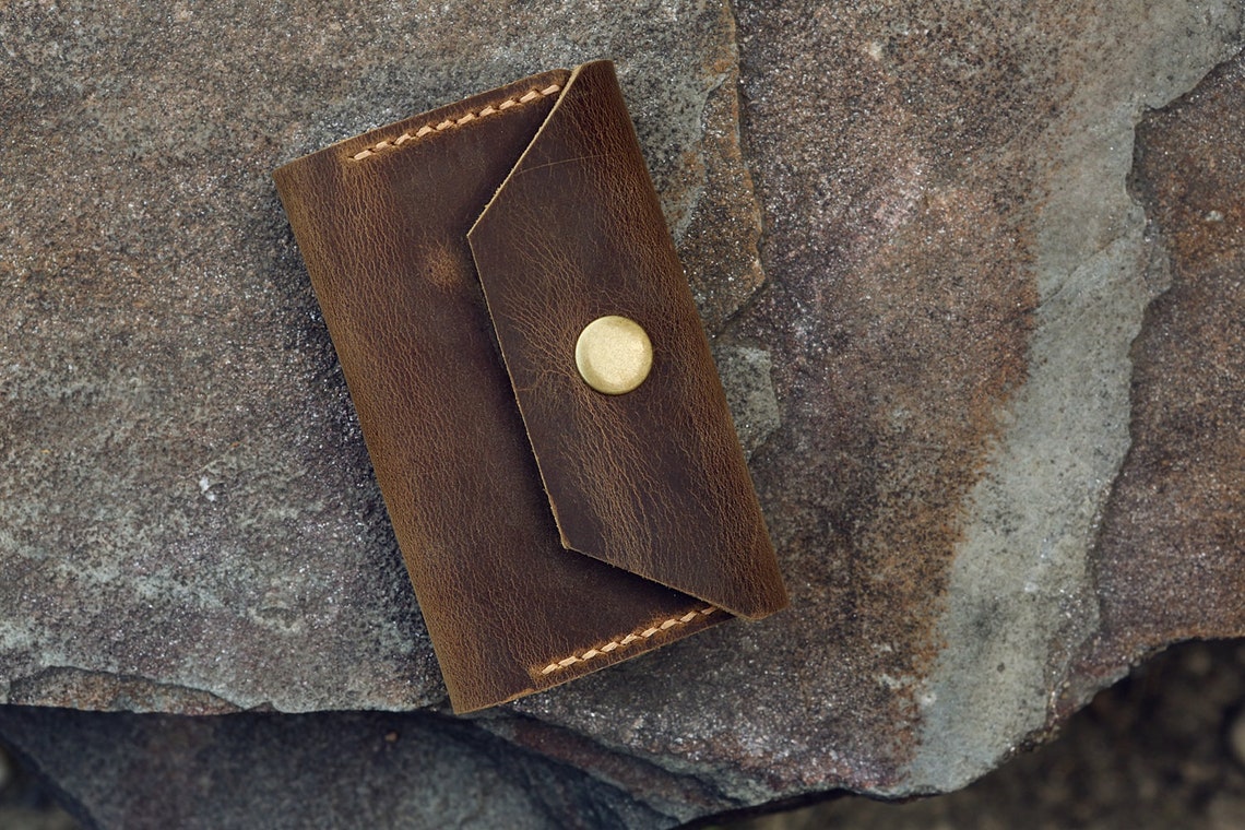 Leather Slim Key Wallet Leather Key Holder Leather Key - Etsy