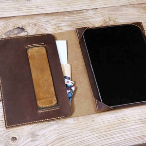 Personalized Distressed Leather Remarkable 2 Tablet Case , All Leather ...