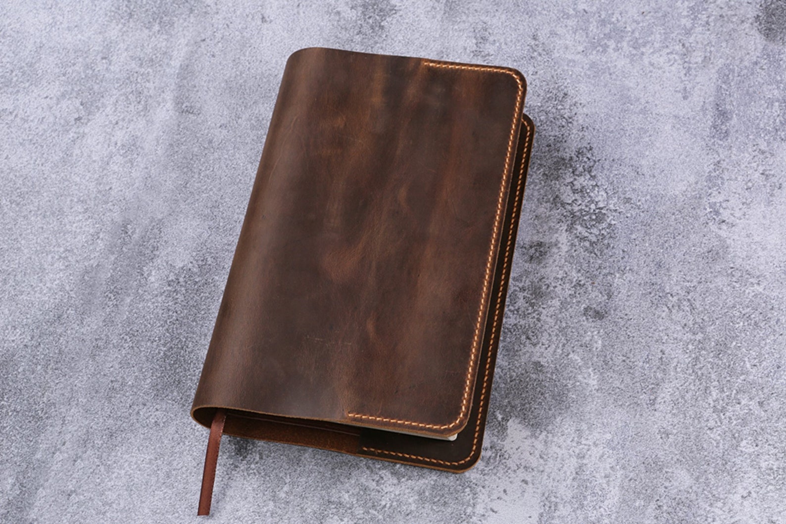 Personalized Leather Cover for Bible KJV , Custom Leather Holy Bible ...