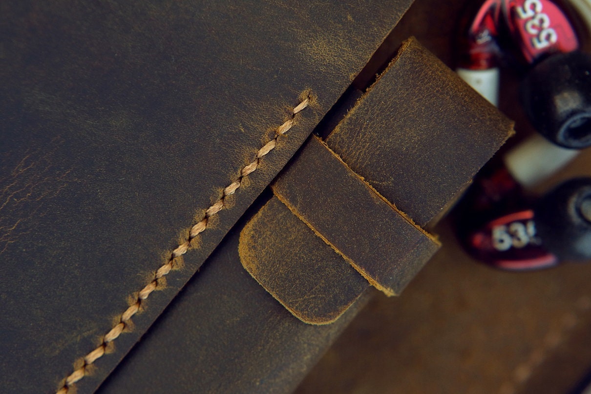 Vintage Distressed Leather Ipad Stand Cover for 2021 New Ipad - Etsy