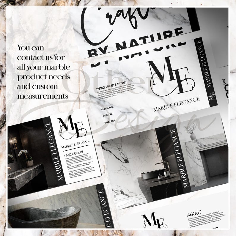 Capri Luxe Marble Vanity Set – Mid-century Modern M3F001 - Etsy