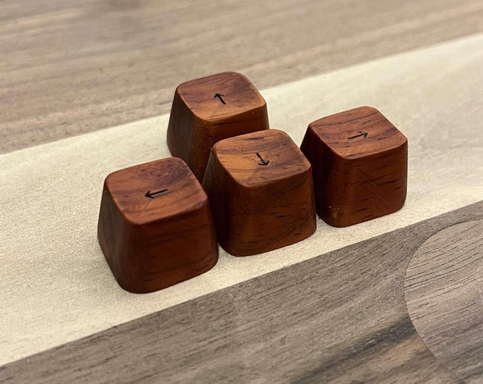 Wooden Keyboard Mx10, Custom Wood Mechanical Keyboard, Walnut Wood ...